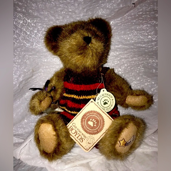 Boyds Bears | Toys | Plush Gen Yoo Wine Boyds Bear Star Jointed With ...